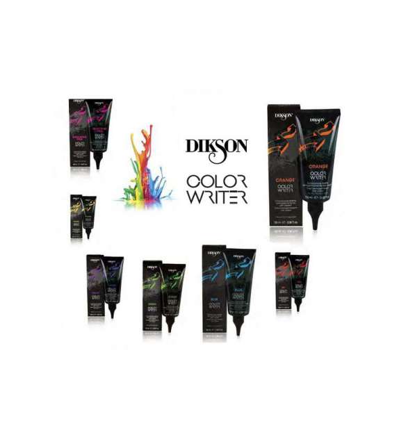 COLORAZIONE DIRETTA SEMIPERMANENTE CAPELLI COLOR WRITER DIKSON 100 ML ...